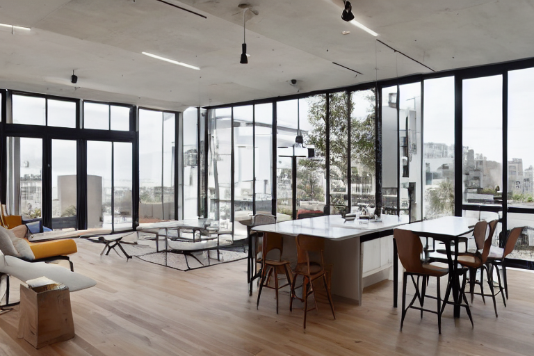 Stable Diffusion prompt: interior design, open plan, - PromptHero