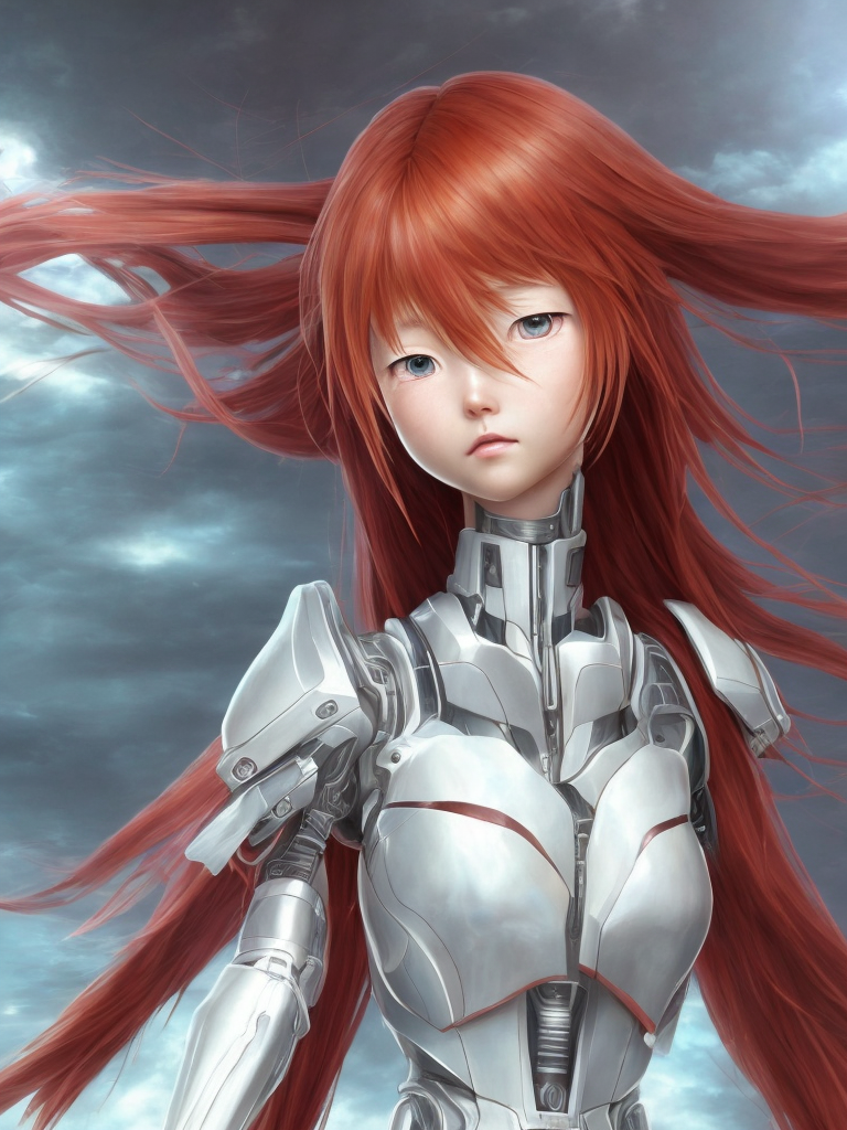 Openjourney prompt: souryuu asuka langley, scifi armor, - PromptHero