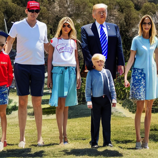 Stable Diffusion prompt: donald trump family holiday - PromptHero