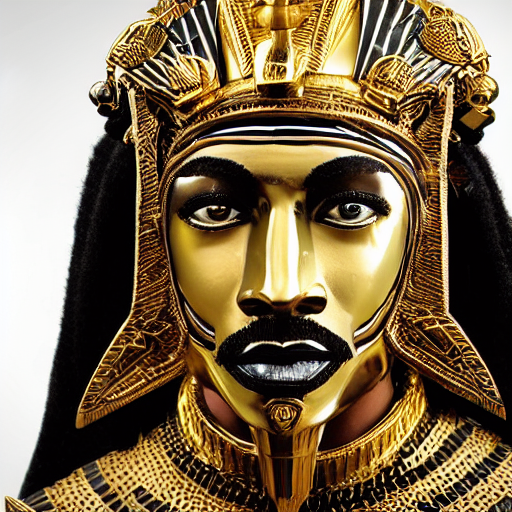 Stable Diffusion prompt: Close-up portrait of a Nubian - PromptHero