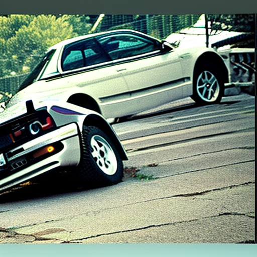 Stable Diffusion prompt: crashed upside down bmw e36 - PromptHero