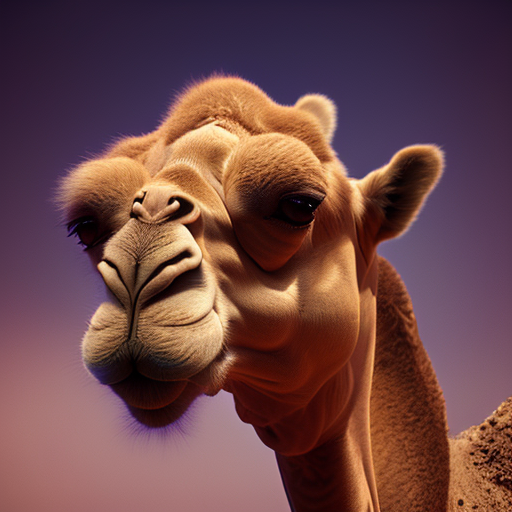 Openjourney prompt: Camel, symmetric, head, strong - PromptHero