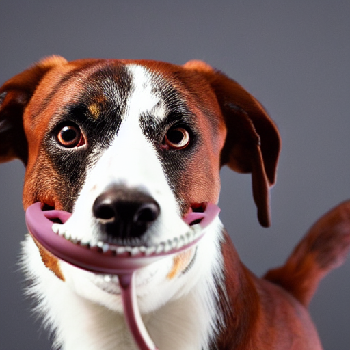 Stable Diffusion prompt: beautiful dog playing with a - PromptHero