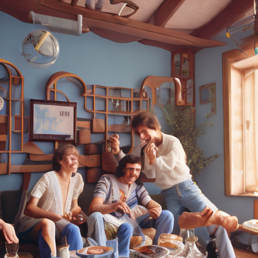 Openjourney prompt: somes argentinian friends in the - PromptHero