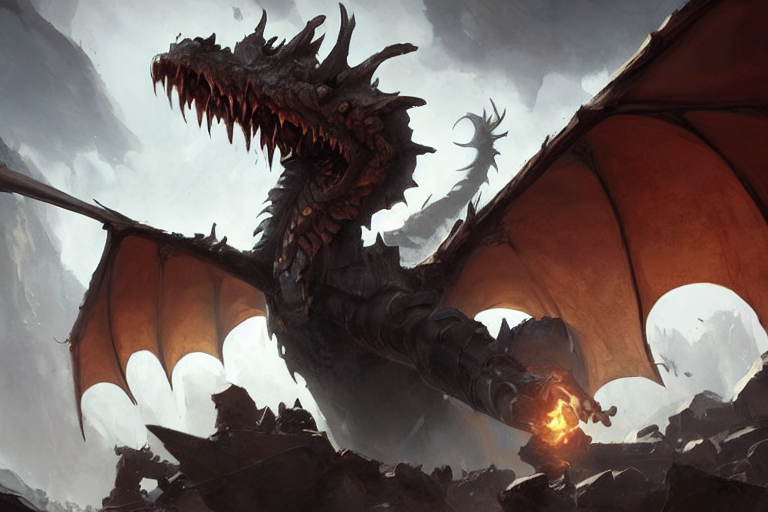 Stable Diffusion prompt: a arcane dragon head, - PromptHero