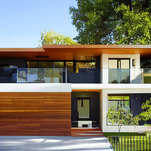 Stable Diffusion prompt: modern house, straight lines, - PromptHero