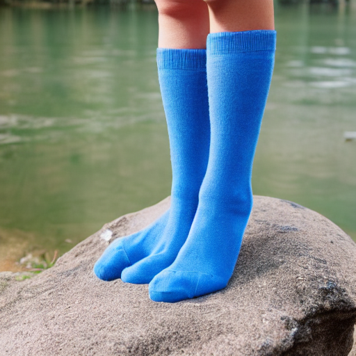 Stable Diffusion prompt: blue socks, milkshake, lake - PromptHero