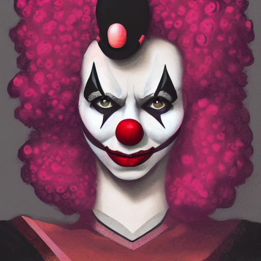 Stable Diffusion prompt: A clown in the style of dark - PromptHero