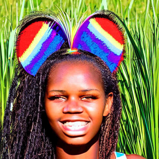 Stable Diffusion prompt: a teenage girl of African - PromptHero