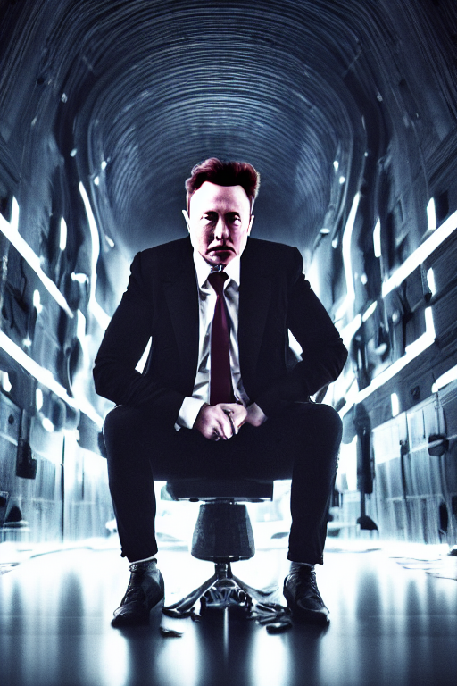 Stable Diffusion prompt: Portrait of Elon Musk, Dark - PromptHero
