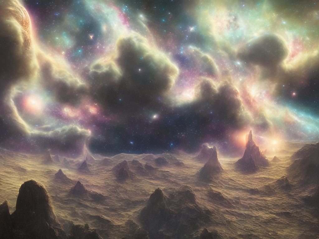 Openjourney prompt: Andromeda Nebula, galaxies, high - PromptHero