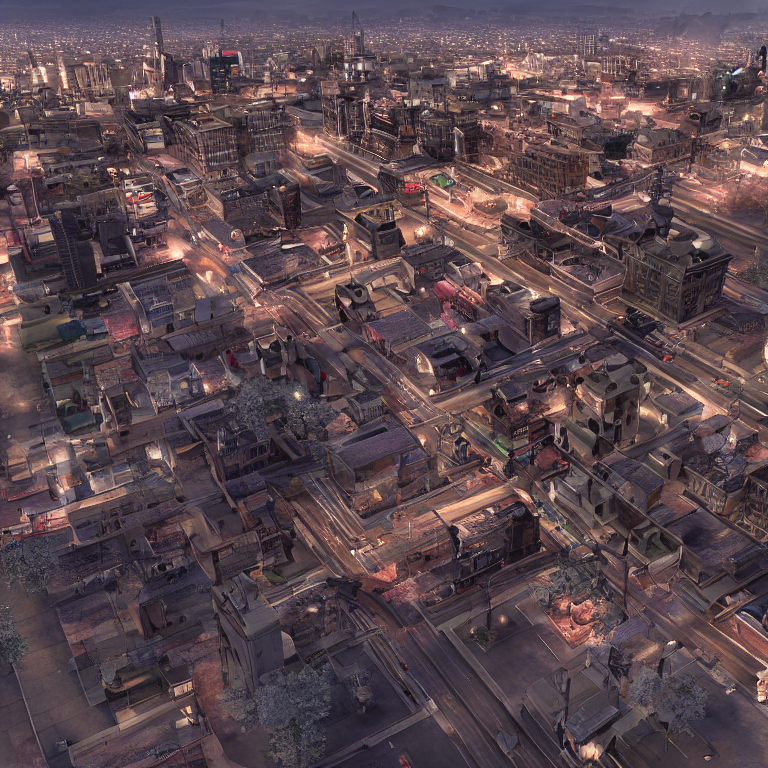 Stable Diffusion prompt: photo of a ultra realistic town - PromptHero