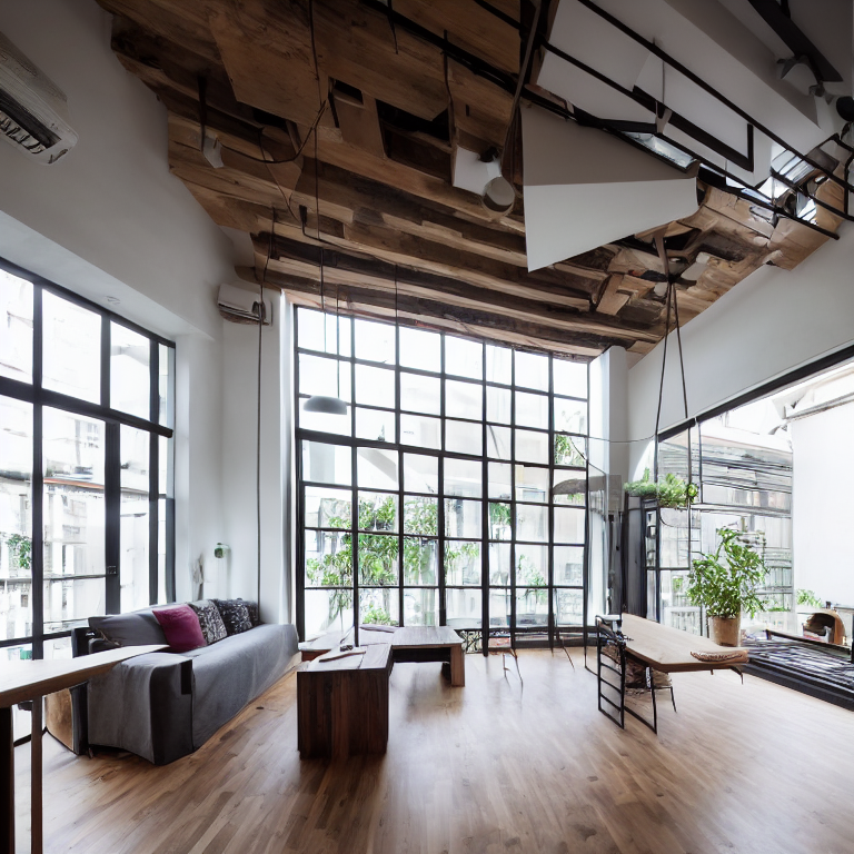 Stable Diffusion prompt: interior design, open plan, - PromptHero