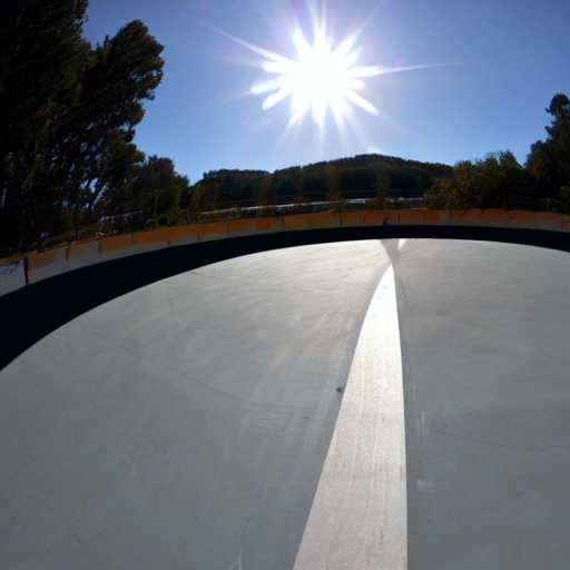 Stable Diffusion prompt: a roller skating route with a - PromptHero