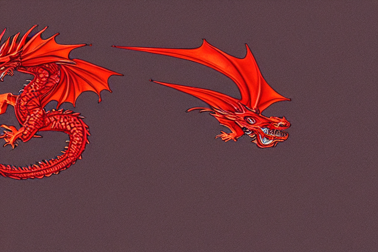 Stable Diffusion prompt: Crimson red Dragon breathing - PromptHero