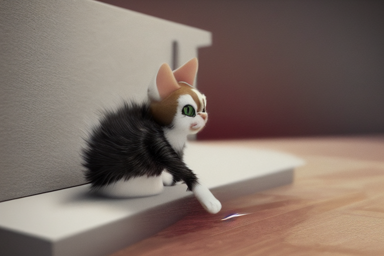 Stable Diffusion prompt: long shot of a small toy cute - PromptHero