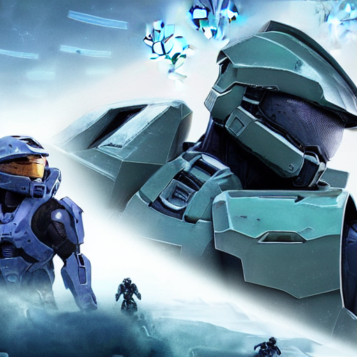 Stable Diffusion prompt: halo infinite, esports, graphic - PromptHero