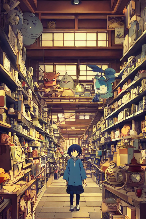 Stable Diffusion prompt: store full of curious - PromptHero