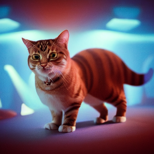 Stable Diffusion prompt: a cat with the body of a cat and - PromptHero