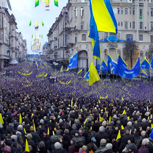 Stable Diffusion prompt: Futuristic downtown of Kyiv , - PromptHero