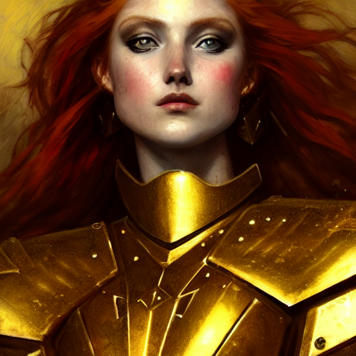 Stable Diffusion prompt: redhead beauty wearing black and - PromptHero