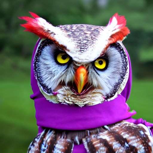 Stable Diffusion prompt: owl as clown - PromptHero