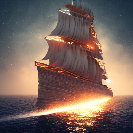 Stable Diffusion prompt: ship built by Noah , Noah's ark - PromptHero