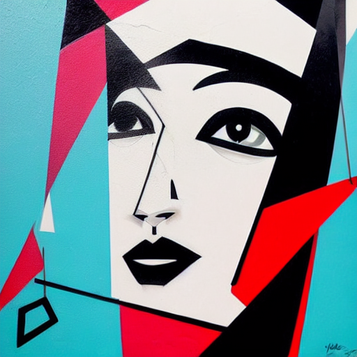 Stable Diffusion prompt: artistic face with abstract - PromptHero