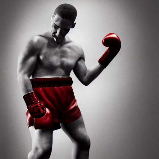 Stable Diffusion prompt: old school boxer with red - PromptHero