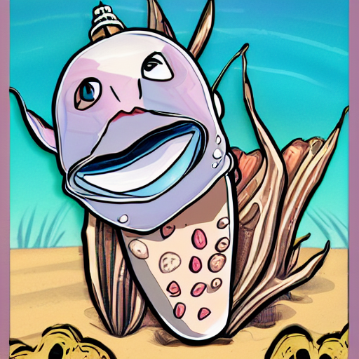 Stable Diffusion prompt: Cartoon Conchshell - PromptHero