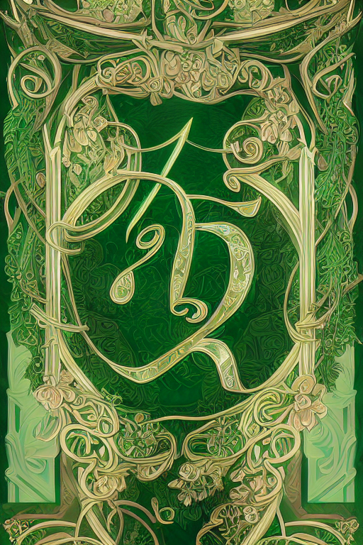 Arcane Diffusion prompt: emerald letter "S" with ornate - PromptHero