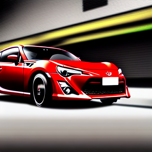 Stable Diffusion prompt: digital artwork of a Toyota GT86 - PromptHero