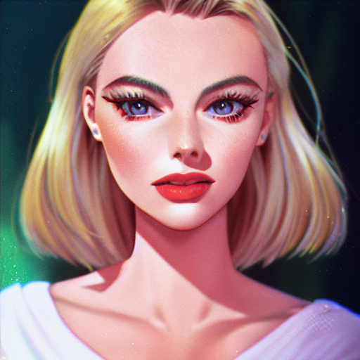 Waifu Diffusion prompt: Margot Robbie, uhd, realistic, - PromptHero
