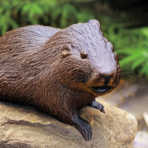 Stable Diffusion prompt: ancient beaver with pyramid in a - PromptHero