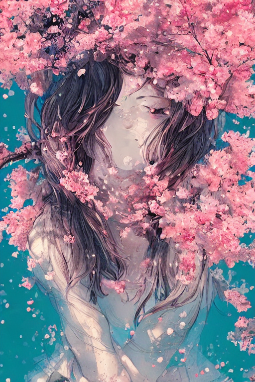 Stable Diffusion prompt: Cherry blossoms bloom, Softly - PromptHero