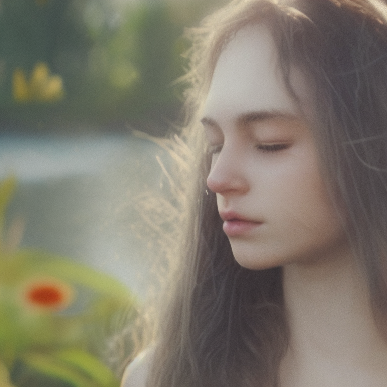 Stable Diffusion prompt: closeup portrait of 1 pure young - PromptHero