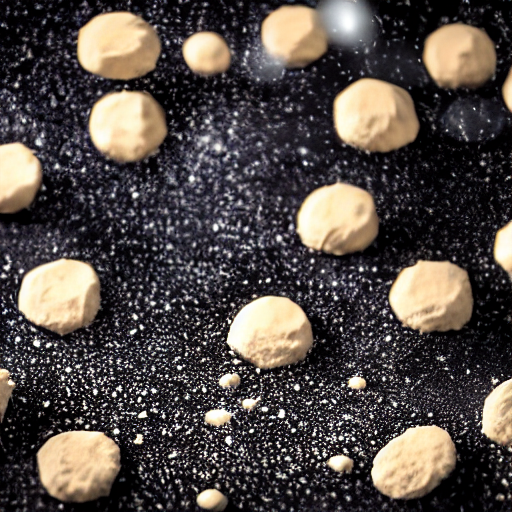 Stable Diffusion prompt: Cookies fall into milk, drops - PromptHero