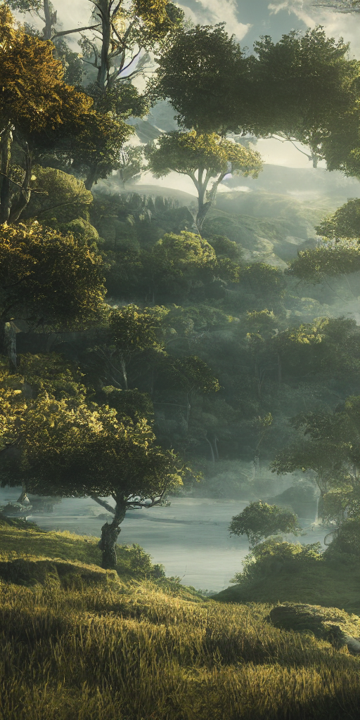 Stable Diffusion prompt: peaceful landscape, cinematic, - PromptHero