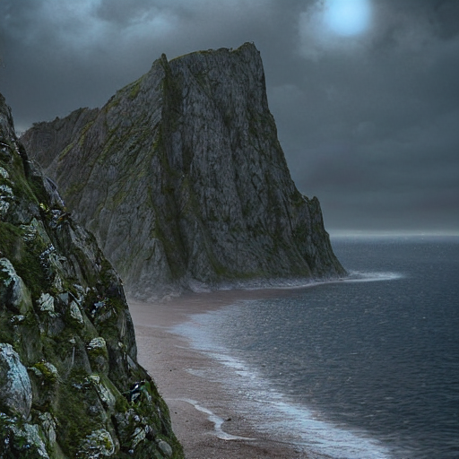 Stable Diffusion prompt: The highest cliffs in Atlantic - PromptHero
