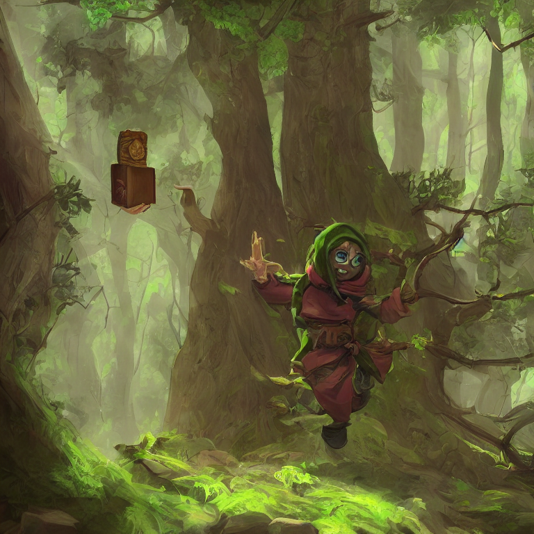 Stable Diffusion prompt: a green skin young wizard - PromptHero