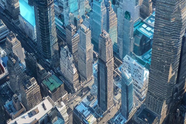 Stable Diffusion prompt: aerial view of a giant fish tank - PromptHero