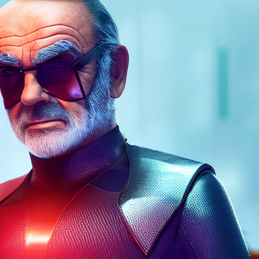 Stable Diffusion prompt: Sean Connery in MATRIX wearing - PromptHero
