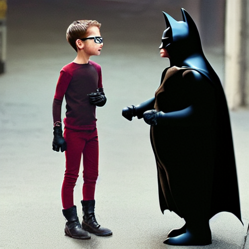 Stable Diffusion prompt: skinny robin with glasses talks - PromptHero