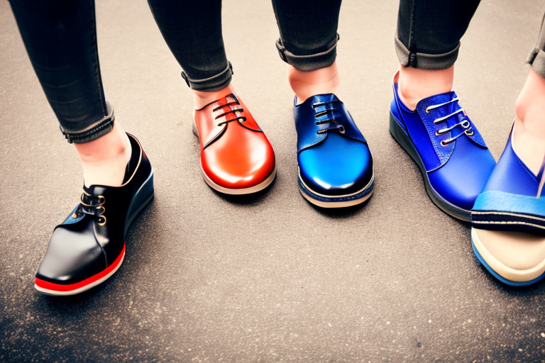 Openjourney prompt: Shoes wearing humans as shoes - PromptHero