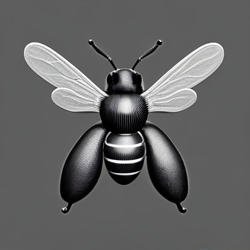 Mo-Di Diffusion prompt: create a hyper realistic bee, 3d, - PromptHero