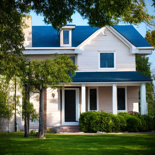Stable Diffusion prompt: house with person in front - PromptHero