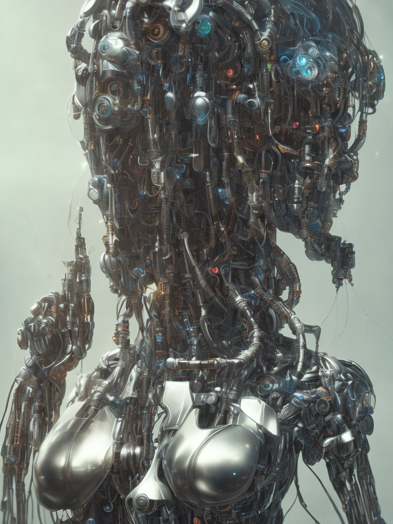 Openjourney prompt: full body cyborg| full-length - PromptHero