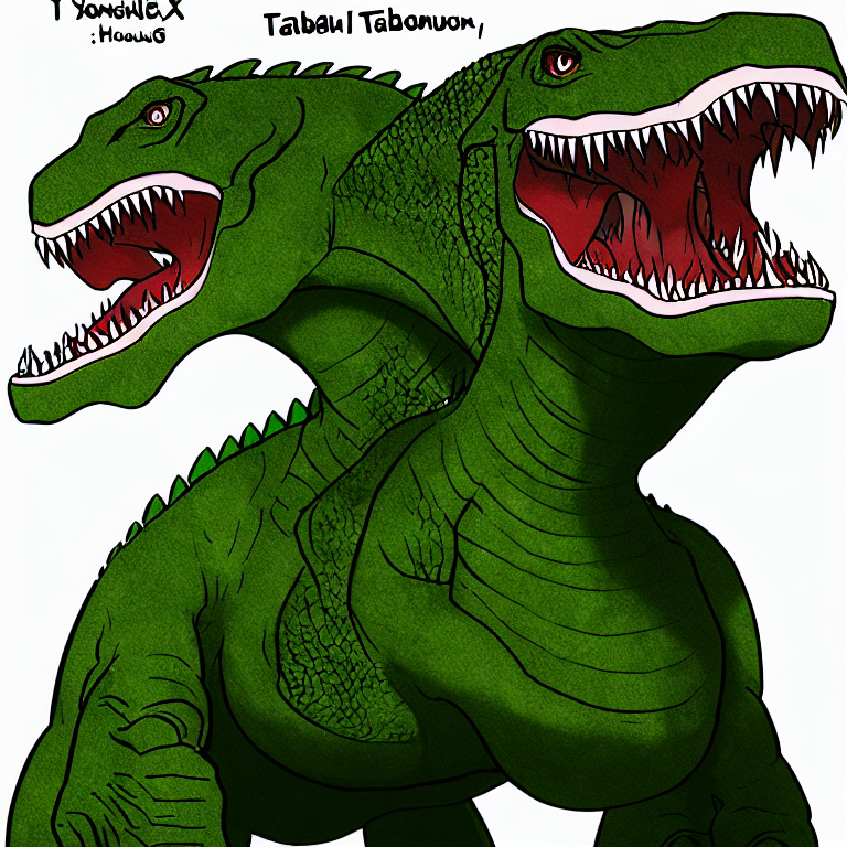 Waifu Diffusion prompt: a female tyrannosaurus rex that - PromptHero