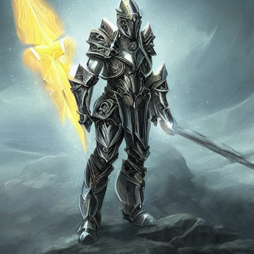 Stable Diffusion prompt: paladin wearing radiant armor - PromptHero