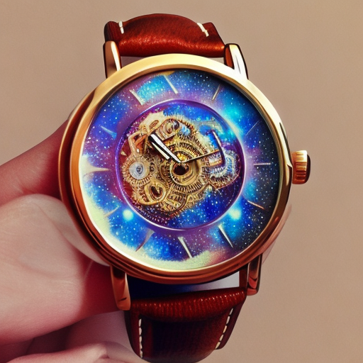Openjourney prompt: Hand drawn watch celestial gears - PromptHero